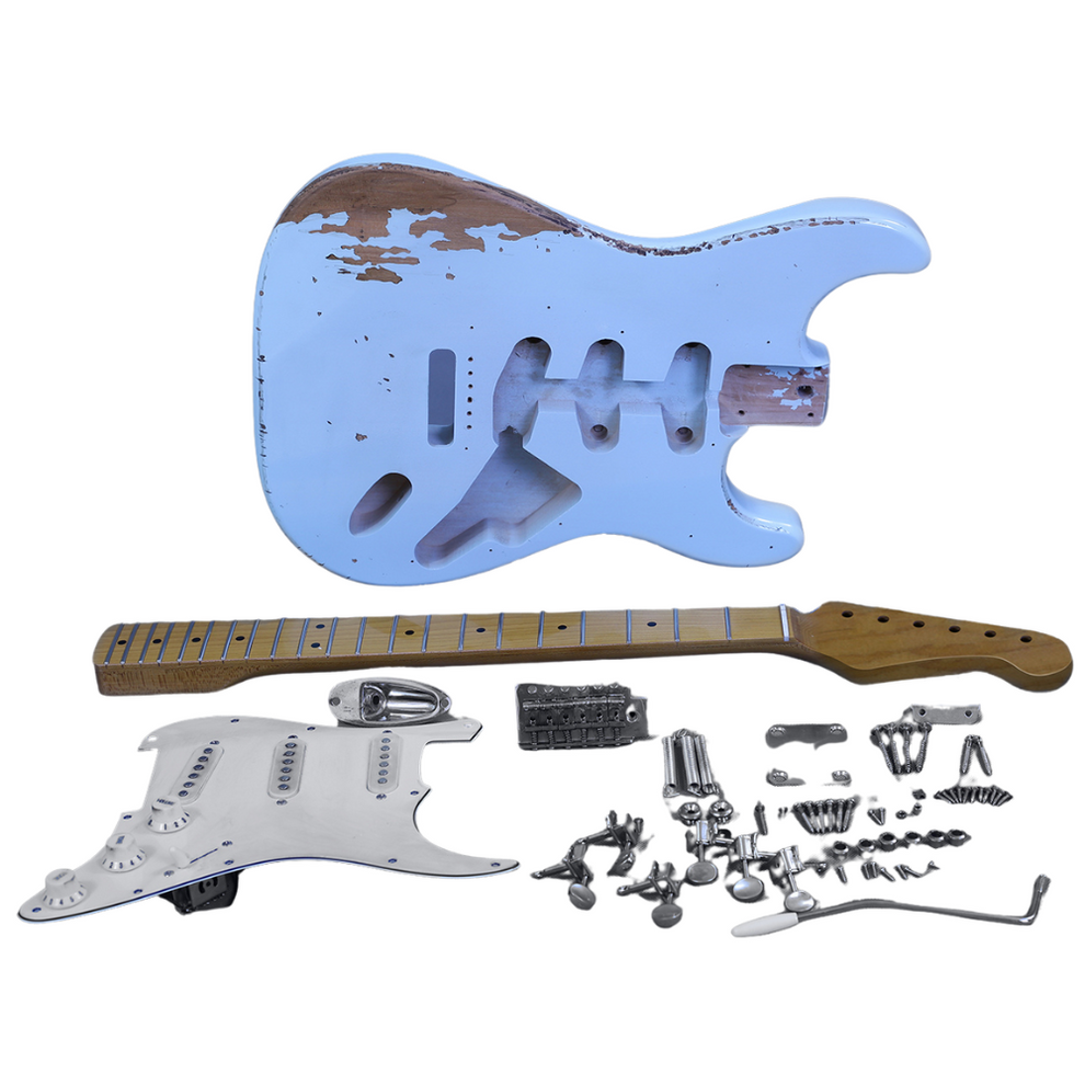 DIY Relic ST Style Daphne Guitar Kit | BlackBeard – BlackBeard DIY Guitars